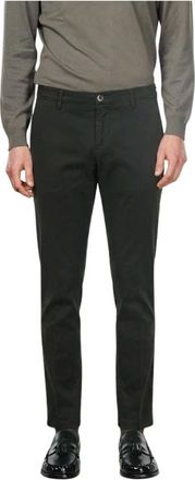 Mason's Pantalon Chino Milano - Homme - Pantalons - Vert - Taille: XL