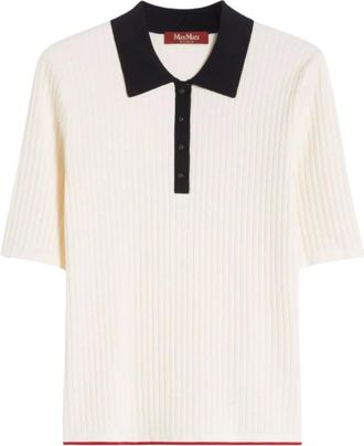 Max Mara Femme, Tops, Blanc, Taille: 38 FR Max Mara Studio Sweaters White