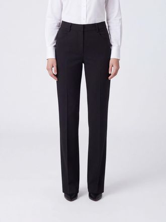 Amiri Pantalon slim fit en cr&ecirc;pe taille mi-haute &agrave; fermeture dissimul&eacute;e