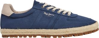 Pepe Jeans London Herren Drenan Sporty Sneaker, Blau (Washed Navy Blue), 10
