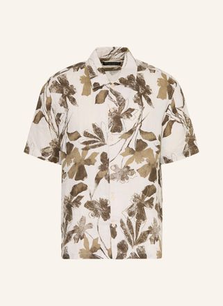 Marc O'Polo Marc Opolo Kurzarm-Hemd Regular Fit Aus Leinen braun