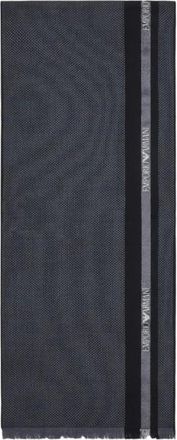 Emporio Armani Homme, Accessoires, Bleu, Taille: ONE Size Écharpe à la Mode