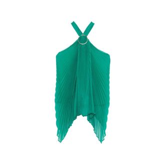 Max Mara Pianoforte Top - - Tops - Damen - Gr&uuml;n - 2XS