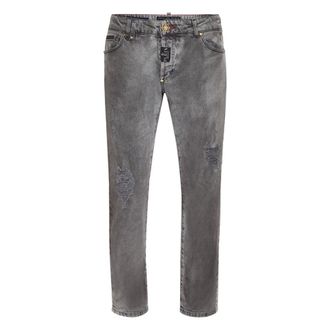 Philipp Plein Homme, Jeans, Gris, Taille: W32 Jeans Skinny Fit