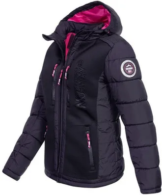 Geographical Norway Steppjacke Geographical Norway Damen Winter Jacke Steppjacke Parka Geteppt Winterjacke