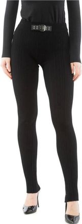 Moschino Femme, Pantalons, Noir, Taille: 38 FR Viscose Skinny Pants