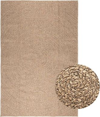vidaXL Teppich zizur 200x290 cm Jute-Optik Indoor und Outdoor - Vidaxl