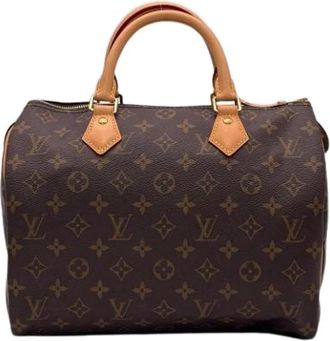 Louis Vuitton Sac &agrave; main en toile Pre-owned - Femme - Pre-owned - Brun - Taille: ONE Size