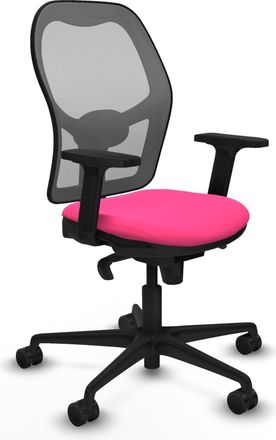 Piqueras y Crespo Rosa Jorquera Schreibtischstuhl mit 2D-Armlehnen, h&ouml;henverstellbare Lendenwirbelst&uuml;tze, ausgestattet mit 5 Positionen und injiziertem Schaumstoff, Gra