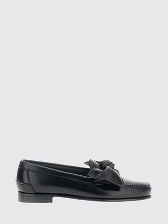Hereu Mocassins Corbati en cuir de veau lisse avec naud