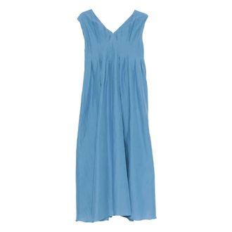 Max Mara Piega Kleid - - Dresses - Damen - Blau - XS