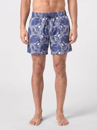 Philipp Plein Boxer de bain en nylon &agrave; imprim&eacute; t&ecirc;tes de mort all-over