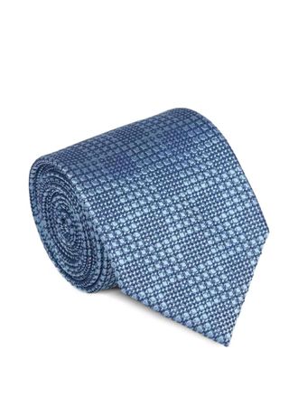 Brioni cravate en soie - Bleu