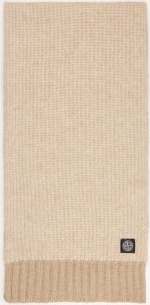 Stone Island Schal Mit Alpaka beige