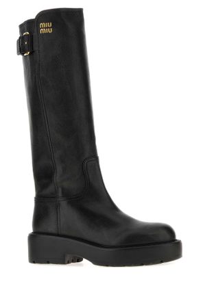 Miu Miu Nero Stivali Boot