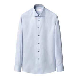 Eton Homme, Chemises, Bleu, Taille: XL Chemise Twill Signature Coupe Slim Effet G&eacute;om&eacute;trique