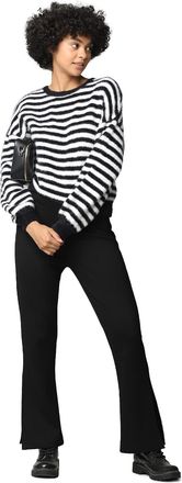 Only Damen Onlpiumo L/S KNT Noos Jumper Pullover, Black 1, XS EU