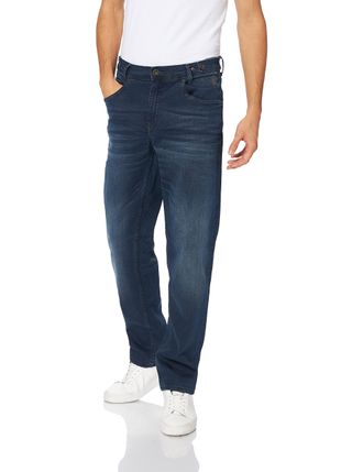 Blend Herren Rock Straight Jeans, Blau (Denim Dark Blue 76207), W31/L34 (Herstellergröße: 31)