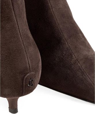 Jimmy Choo London Choco Kitten Heel Boot - Brown