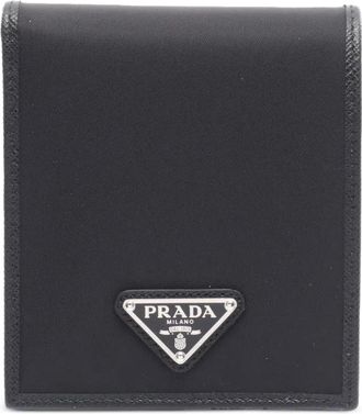 Prada portefeuille pliant Tessuto (2013-2025) - Noir