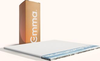 Emma Flip Topper 180x200 - Matratzentopper & Matratzenauflage für Boxspringbett - Wende-Topper hart & weich - Airgocell & Kaltschaum - Waschbarer Bezug - A