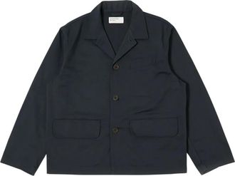 Universal Works Homme, Vestes, Bleu, Taille: M Twill Franck Jacket