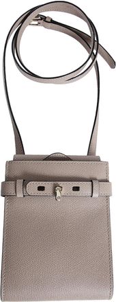 Valextra Brera B-Tracollina slim Crossbody micro bag