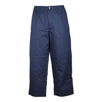Moncler Homme, Pantalons, Bleu, Taille: L Chino Wide Pantalons