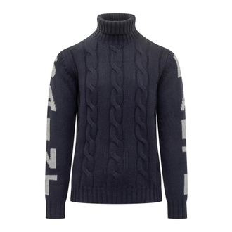 MC2 Saint Barth Homme, Pulls, Bleu, Taille: XL Fisherman Turtleneck