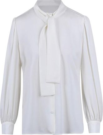 Max Mara Femme, Blouses et Chemises, Blanc, Taille: 36 FR Blouses