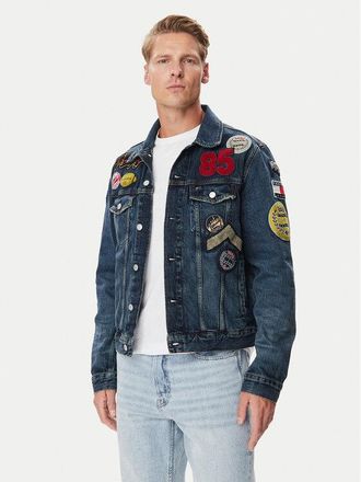 Tommy Jeans Jeansjacke Ryan DM0DM23488 Dunkelblau Regular Fit