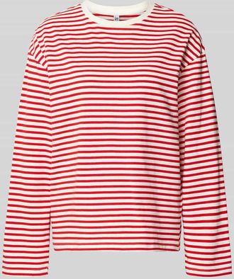 Pieces Regular Fit Langarmshirt aus Baumwoll-Mix Modell SADIE