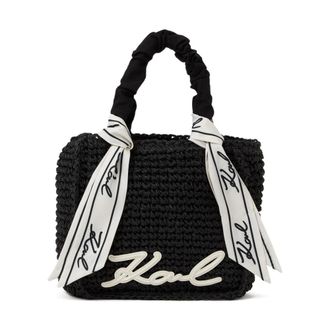 Karl Lagerfeld Femme, Sacs, Noir, Taille: ONE Size Bolso M Crochet