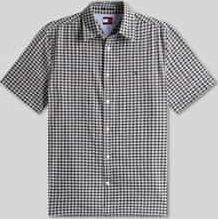 Tommy Jeans Regular Fit Freizeithemd aus Baumwoll-Mix