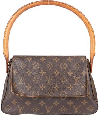 Louis Vuitton Crossbody Bags - Louis Vuitton Monogram Canvas Looping PM Shoulder - Gr. unisize - in Braun - f&uuml;r Damen