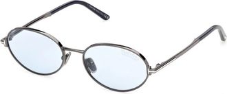 Tom Ford Lunettes de soleil Gina-02 - Femme - Accessoires - Gris - Taille: 52 MM