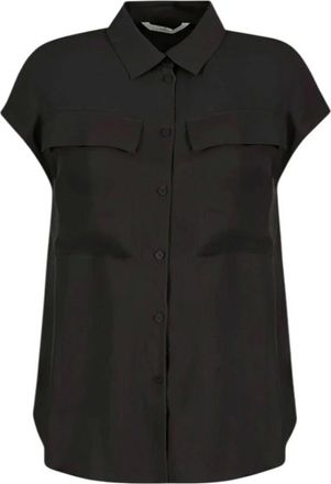 A|X Armani Exchange Femme, Blouses et Chemises, Noir, Taille: 38 FR Camicia
