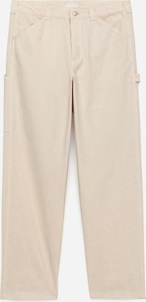 Arket Weite Workwear-Hose -Beige