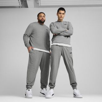 Puma Pantalon en jersey &agrave; logo N&deg; 1 Essentials Homme, V&ecirc;tements, Gris, XS