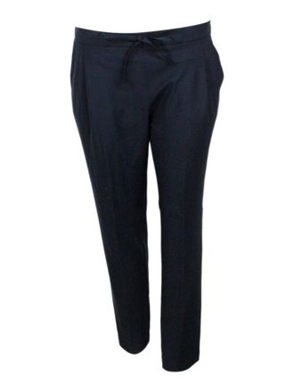 Fabiana Filippi Pantalons D&eacute;contract&eacute;s - Bleu