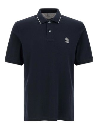 Brunello Cucinelli Polo - Bleu