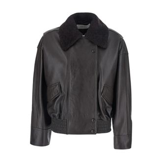 IVY OAK Laila Lederjacke - - Jackets - Damen - Braun - M