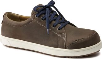 Birkenstock Sicherheitsschnürschuh Schutzklasse S3 mit Stahlkappe Antistatisch - Obermaterial geöltes Nubukleder - Modell QS 500 1011232 Größe 46