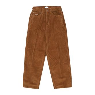 Obey Cord Herren Lange Hose - - Trousers - Herren - Braun - W28