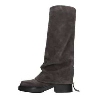 Vic Mati&eacute; Overknee-Stiefel aus Wildleder - - Shoes - Damen - Grau - 40 EU