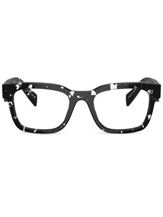 Prada lunettes de vue PR A10V Havana Black Transparent - Noir