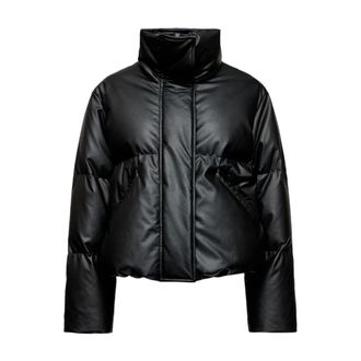 Maison Margiela Viskose Steppjacke - - Jackets - Damen - Schwarzk - L