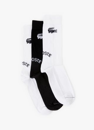 Lacoste Lot de 3 chaussettes en coton
