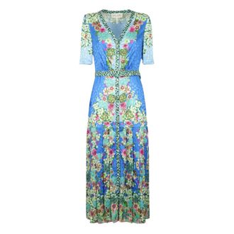 Saloni Femme, Robes, Multicolore, Taille: 42 FR Lea Shirt-C Dress