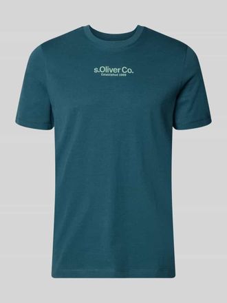 s.Oliver Red Label Regular Fit T-Shirt aus reiner Baumwolle